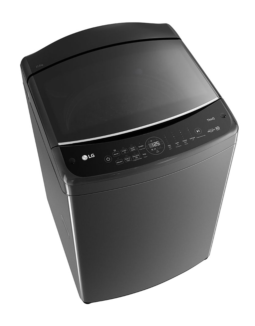 Lavadora Carga Superior 21Kg LG WT21MV6 ThinQ™ Negro | LG PA