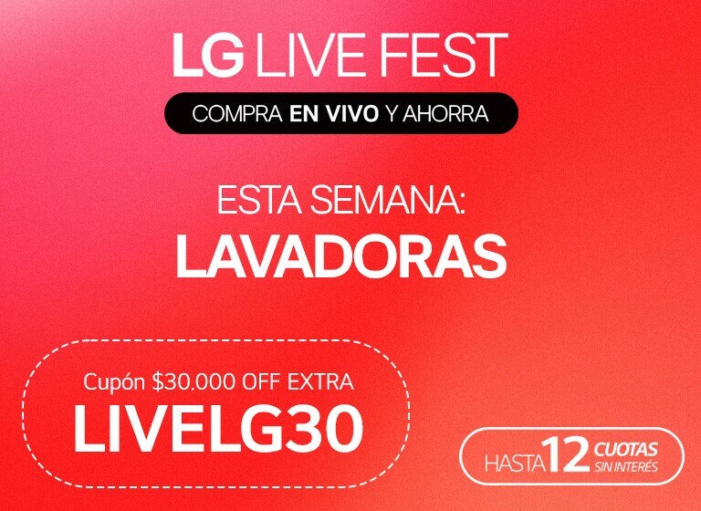 Live Shopping LG | Ofertas exclusivas, en tiempo real | LG Panama
