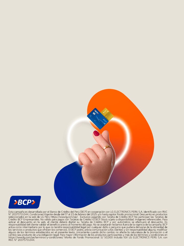 LG Perú | Hasta en 12 cuotas sin intereses
