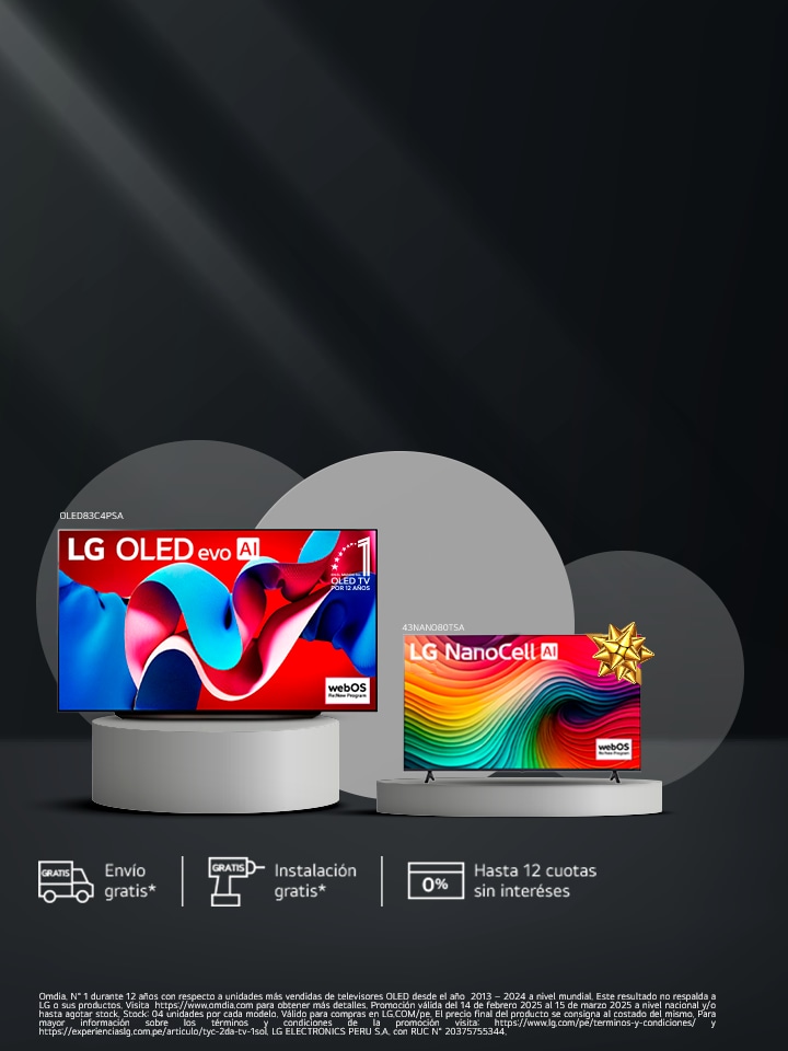 LG Perú | Hasta en 12 cuotas sin intereses