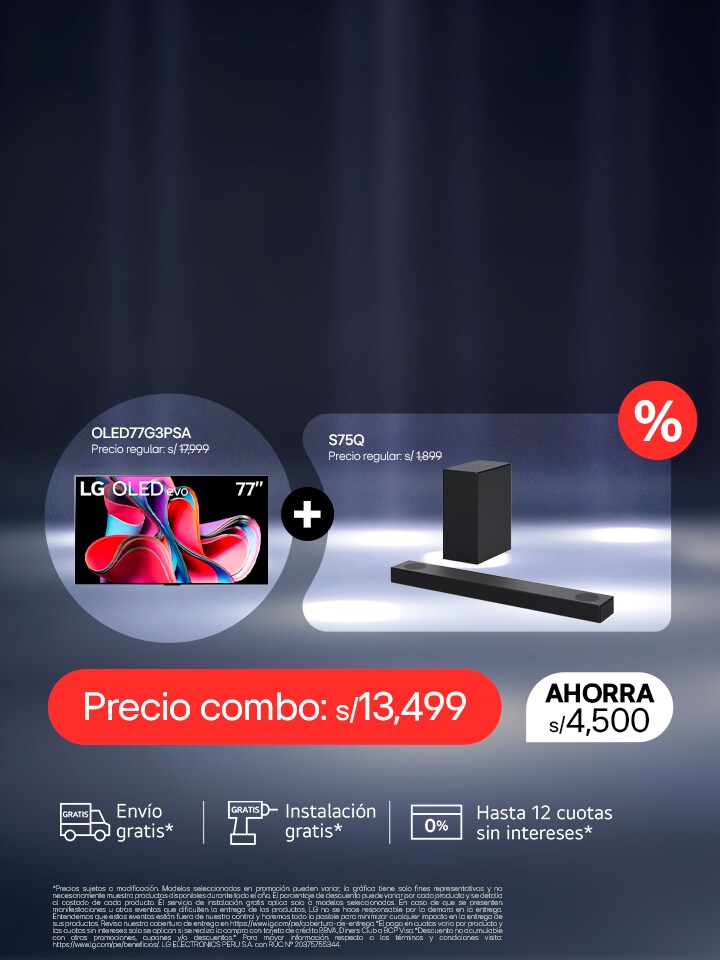 Promociones LG: Descuentos en TVs y mucho más | LG PE