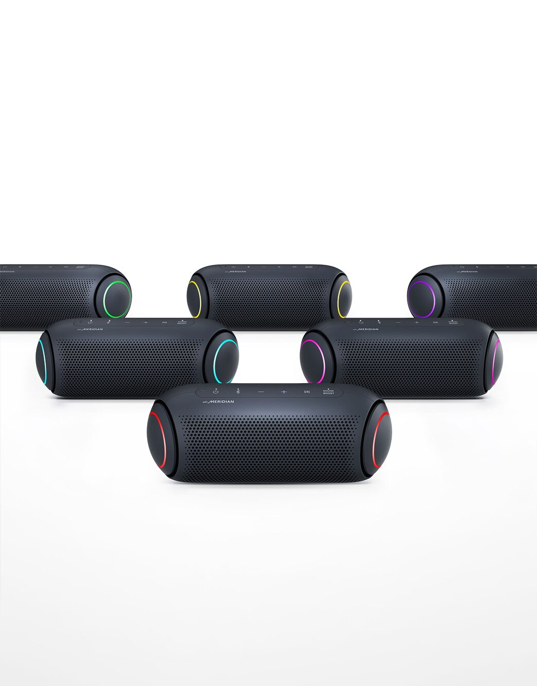 Parlante LG XBOOM Go PL5 Negro | 20W | Bajos de doble acción | Luces ...