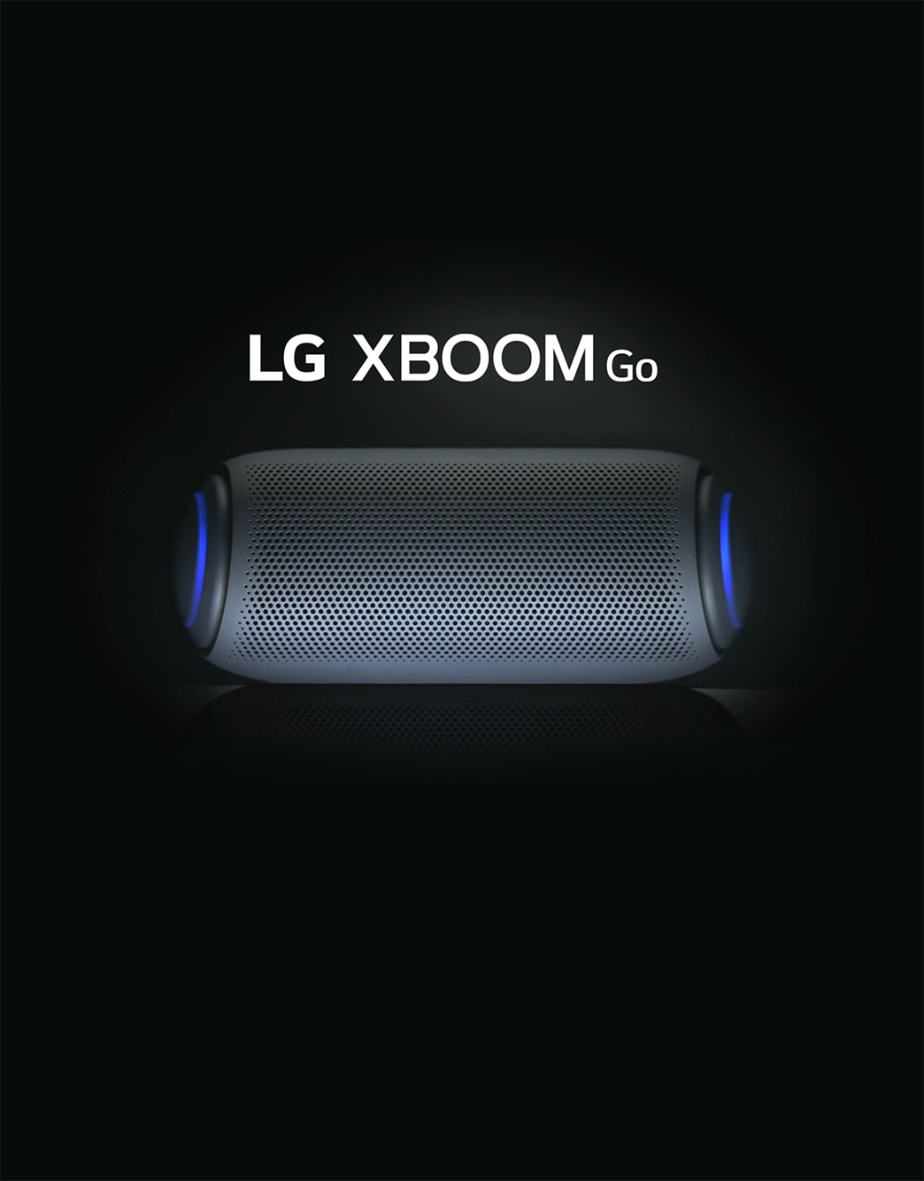 Parlante LG XBOOM Go PL7 Negro | 30W | Bajos de doble acción | Luces ...