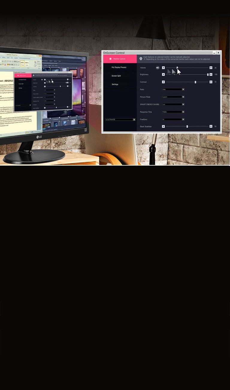 Monitor LG LED HD 19M38H de 19“ | LG PE