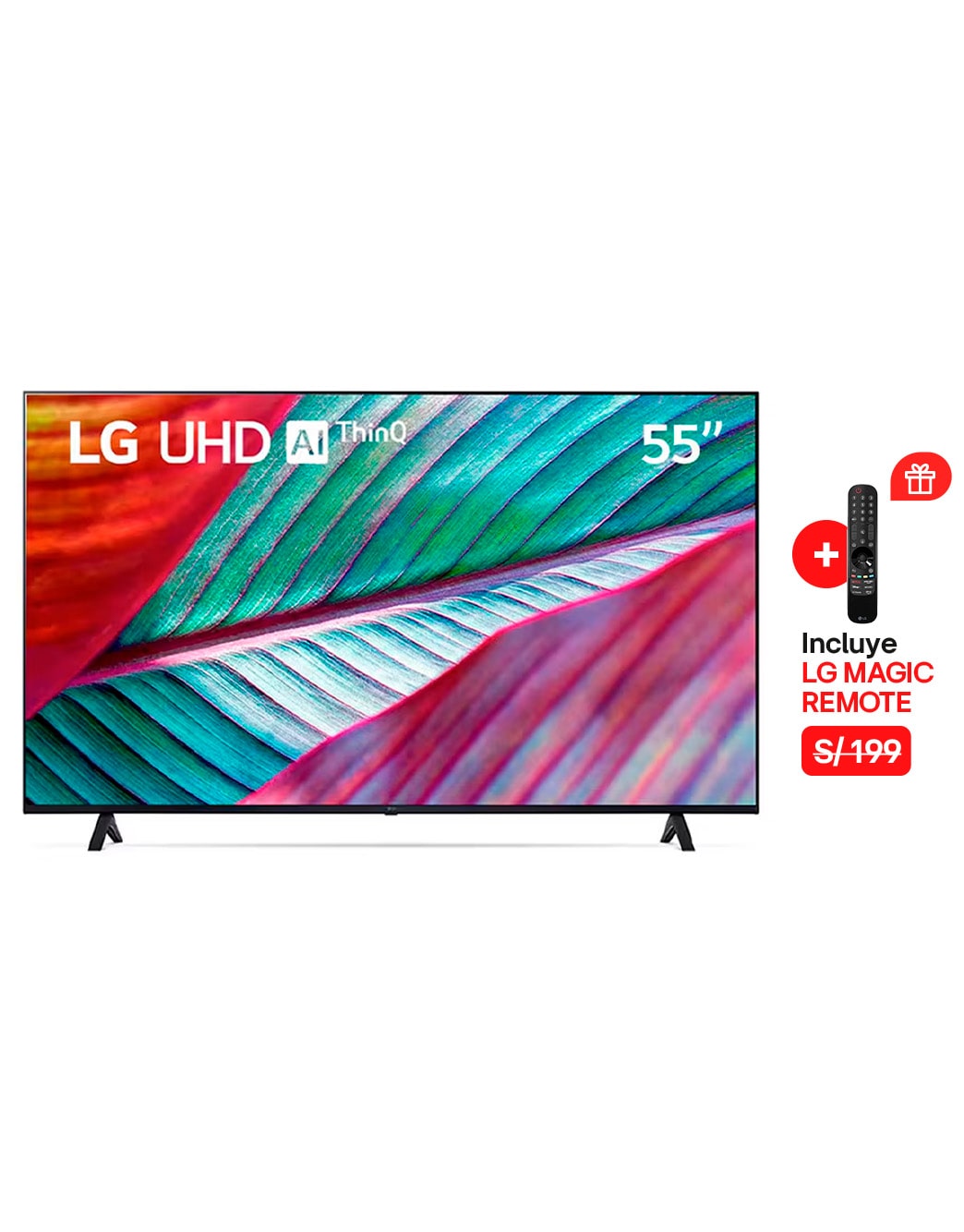 LG UHD 55" UR8750 4K Smart TV con ThinQ AI (Inteligencia Artificial ...