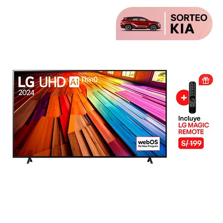 86" LG UHD UT80 4K Smart TV 2024 - 86UT8050PSB | LG PE