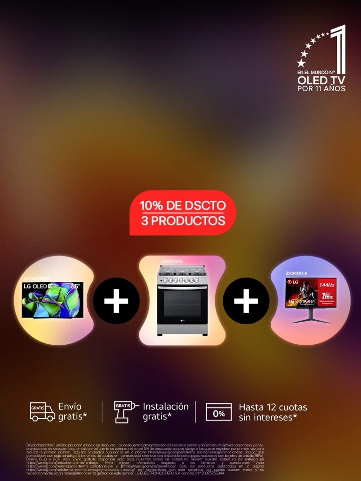 Promociones LG: Descuentos en TVs y mucho más | LG PE