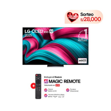 42" LG OLED evo AI C5 4K Smart TV 2025 | LG PE