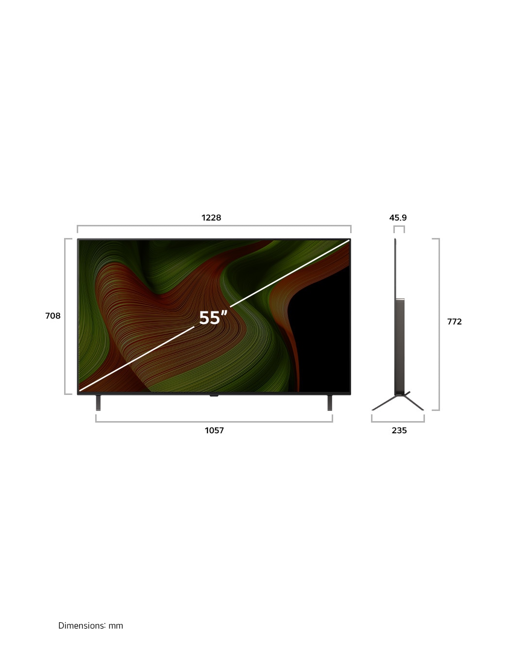 55 Inch LG OLED AI B5 4K Smart TV - OLED55B5PSA.APH | LG Philippines