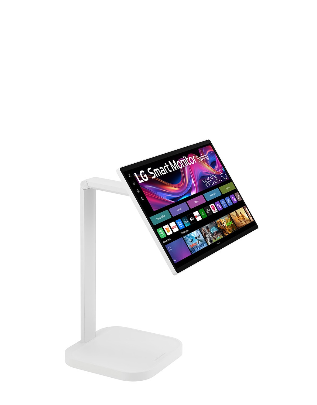 LG 31.5-inch 4K UHD IPS Smart Monitor Swing with Touchscreen, Rolling ...