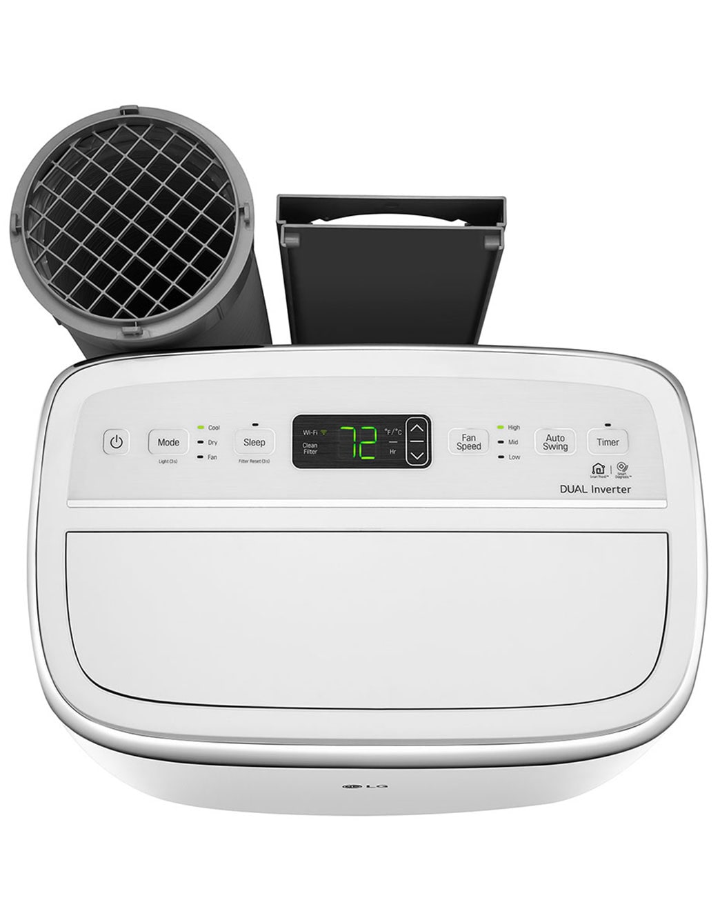 12,000 BTU DUAL Inverter Portable Air Conditioner - PA150DLX | LG ...