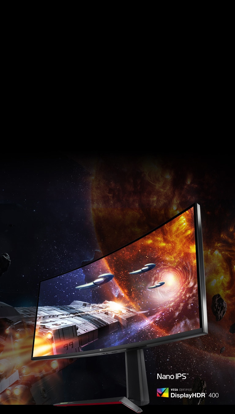 34" 21:9 Curved UltraGear™ QHD 1ms Gaming Monitor with 144Hz - 34GN850 ...