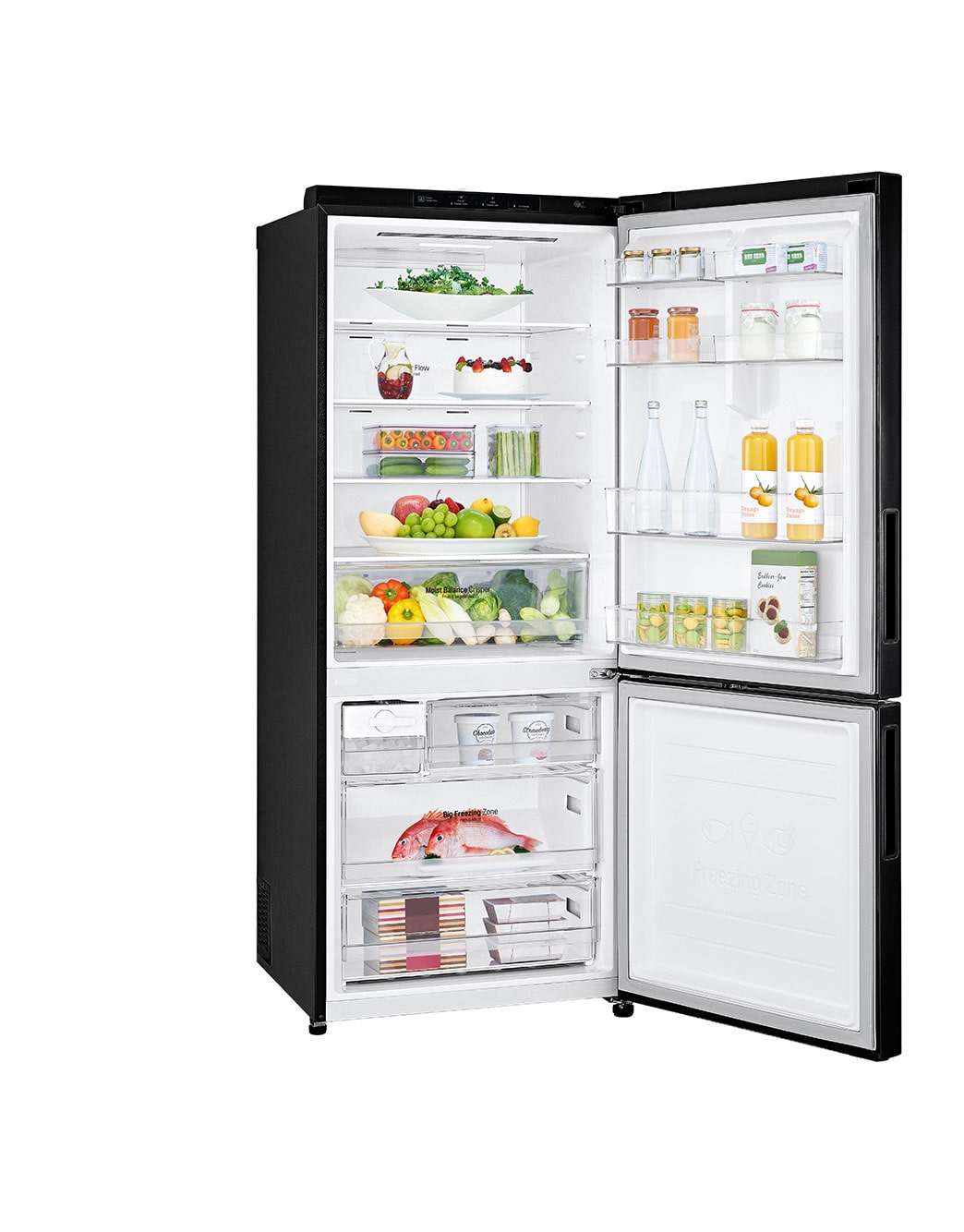 15.9 Cu. Ft. Bottom Freezer Refrigerator with Big Freezing Zone - RUB ...