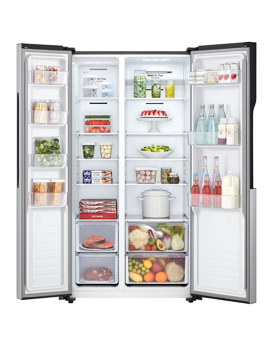 20 Cu. Ft. Side-by-Side Inverter Compressor Refrigerator - RVS-B200LS ...