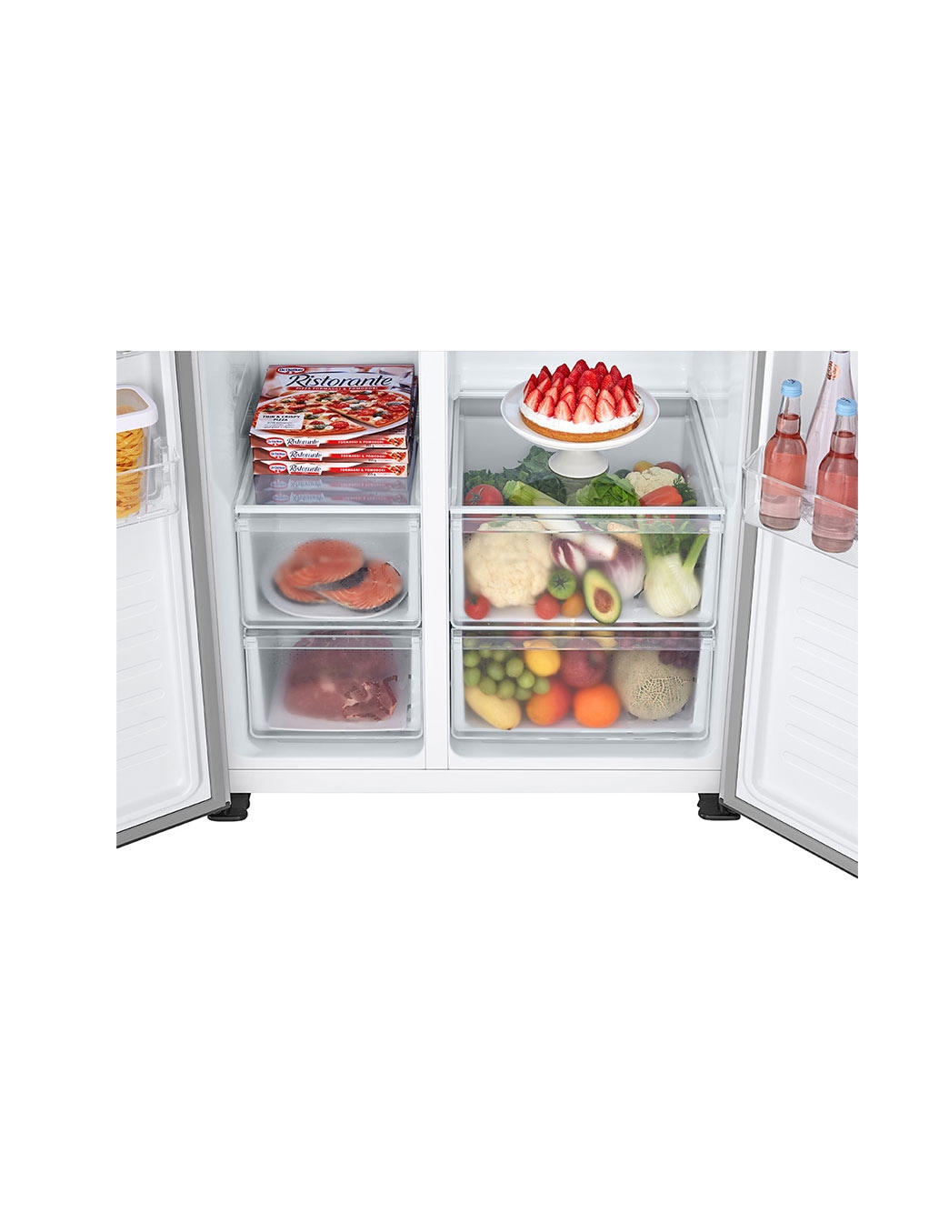 20 Cu. Ft. Side-by-Side Inverter Compressor Refrigerator - RVS-B200LS ...
