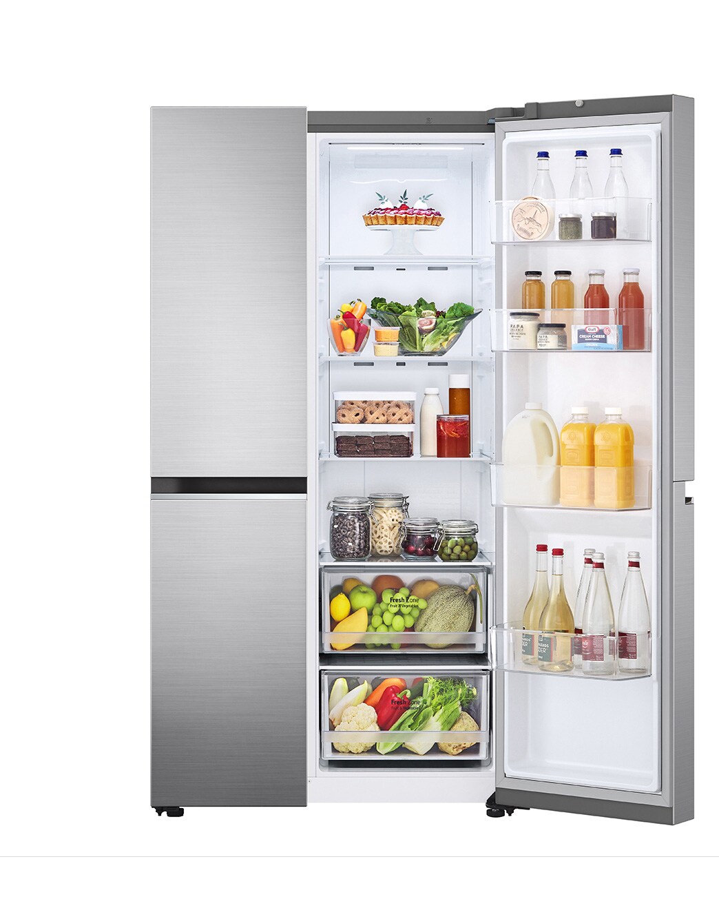 Side by Side Refrigerator - RVS-B245PZ | LG PH