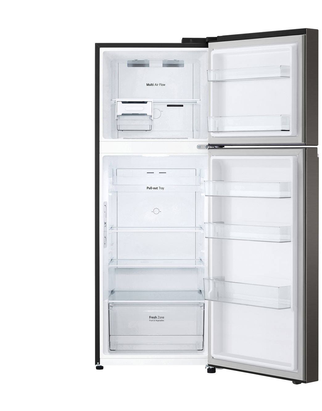 11.9 Cu. Ft. Top Freezer Refrigerator in Black Steel - RVT-B119BS | LG PH