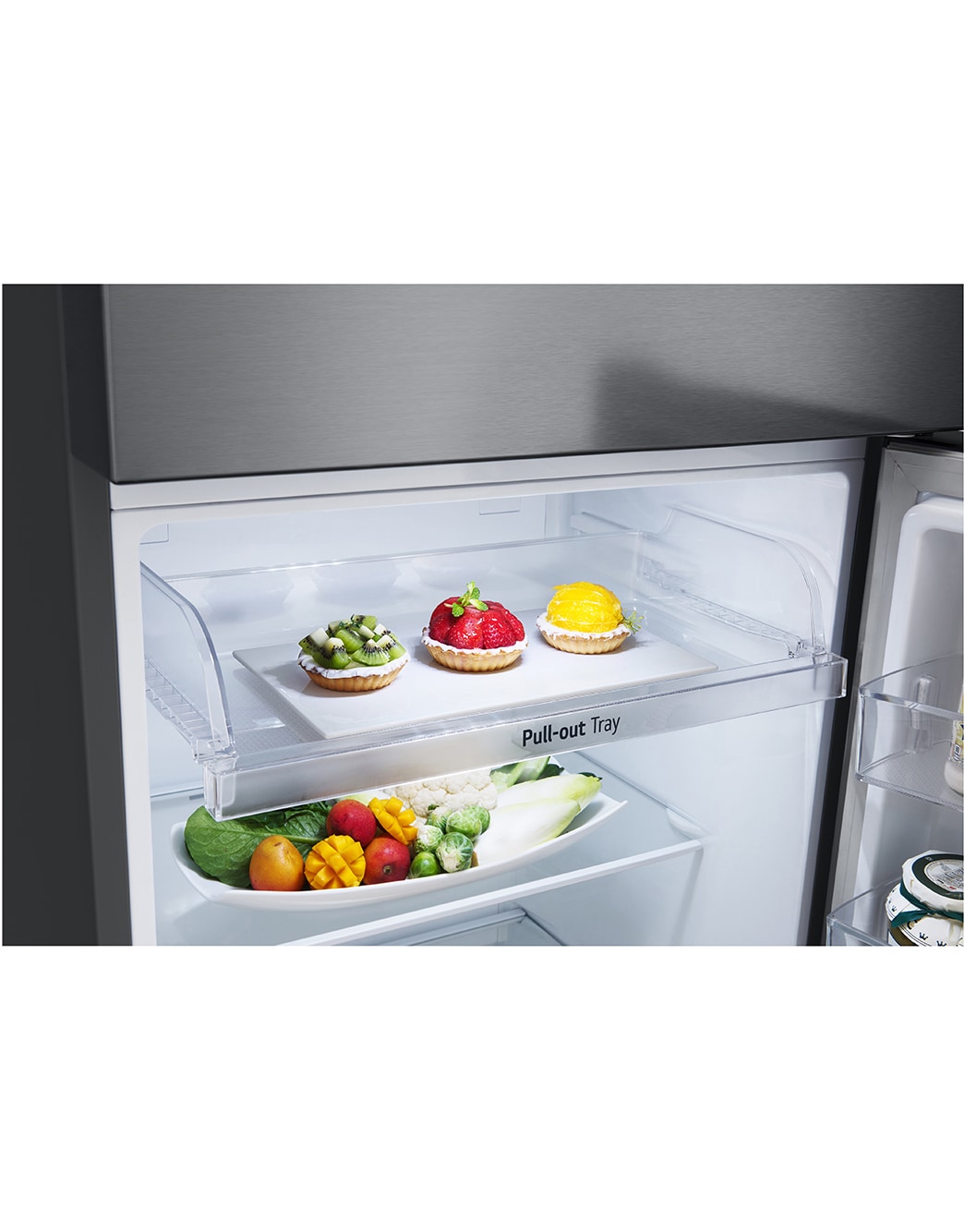 11.9 Cu. Ft. Top Freezer Refrigerator in Dark Graphite - RVT-B119DG | LG PH
