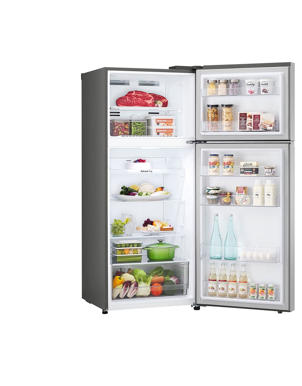 14.5 Cu. Ft. Top Freezer Refrigerator in Prime Silver - RVT-B145PS | LG PH