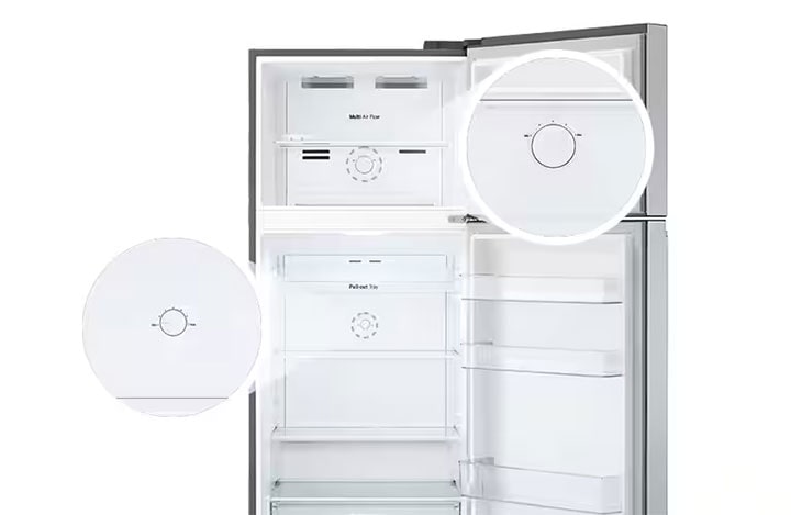 14.5 Cu. Ft. Top Freezer Refrigerator in Prime Silver - RVT-B145PS | LG PH