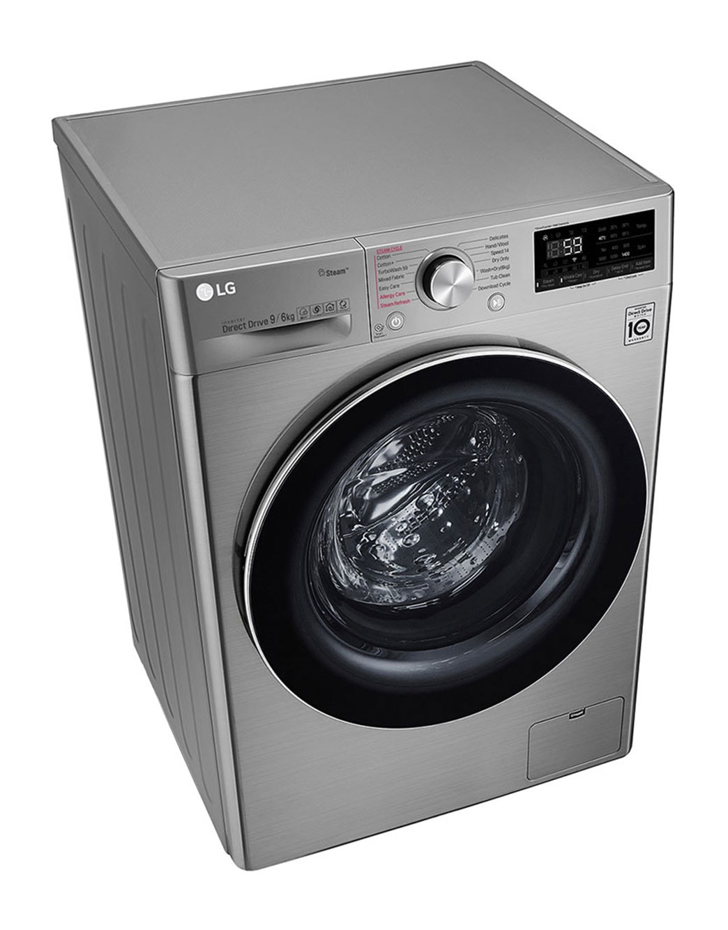 9/6KG Front Load Combo Washer Dryer with 6 Motion Direct Drive ...