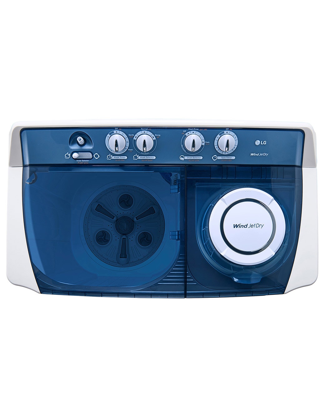 16KG Twin Tub Washing Machine with Punch+ 3 Water Selector - P1600RT ...