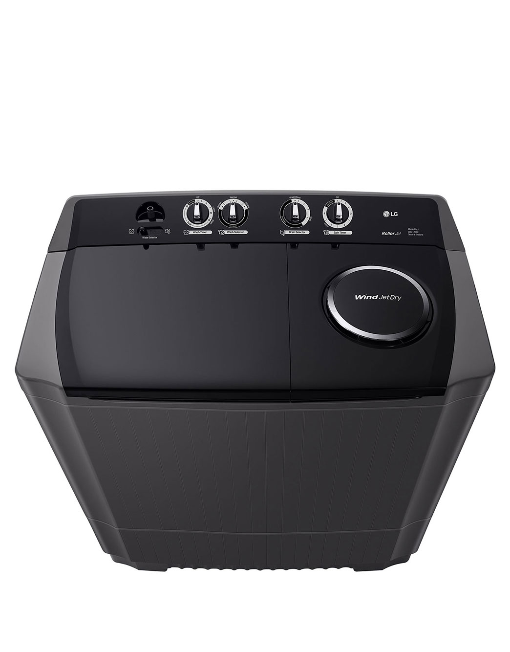 15KG Twin Tub Washing Machine with Roller Jet Pulsator - P1500RTW | LG PH