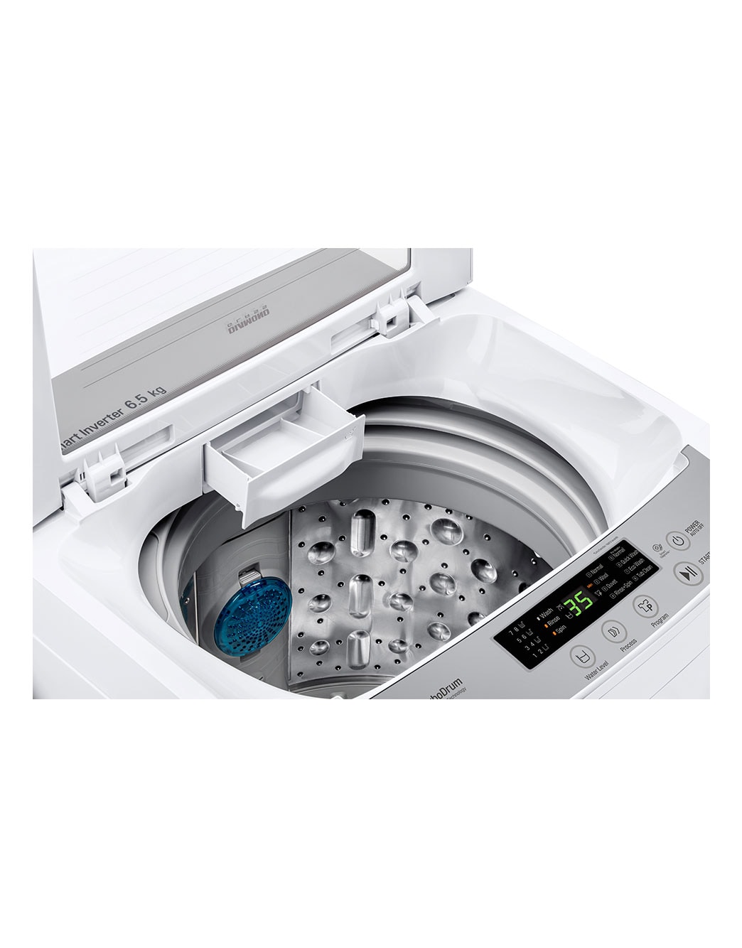 8KG Top Load Washing Machine with Turbo Drum - T2108VSPW | LG Philippines
