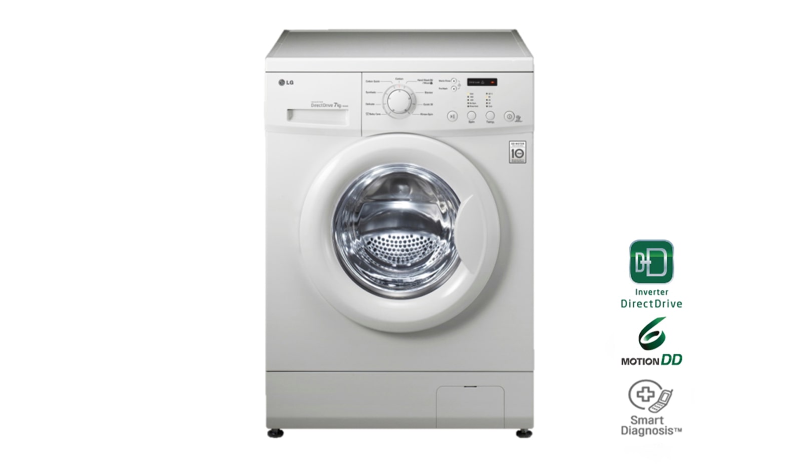 6 Kg Washing machine with Auto Load Detection - WD-10BC3NDP | LG PH