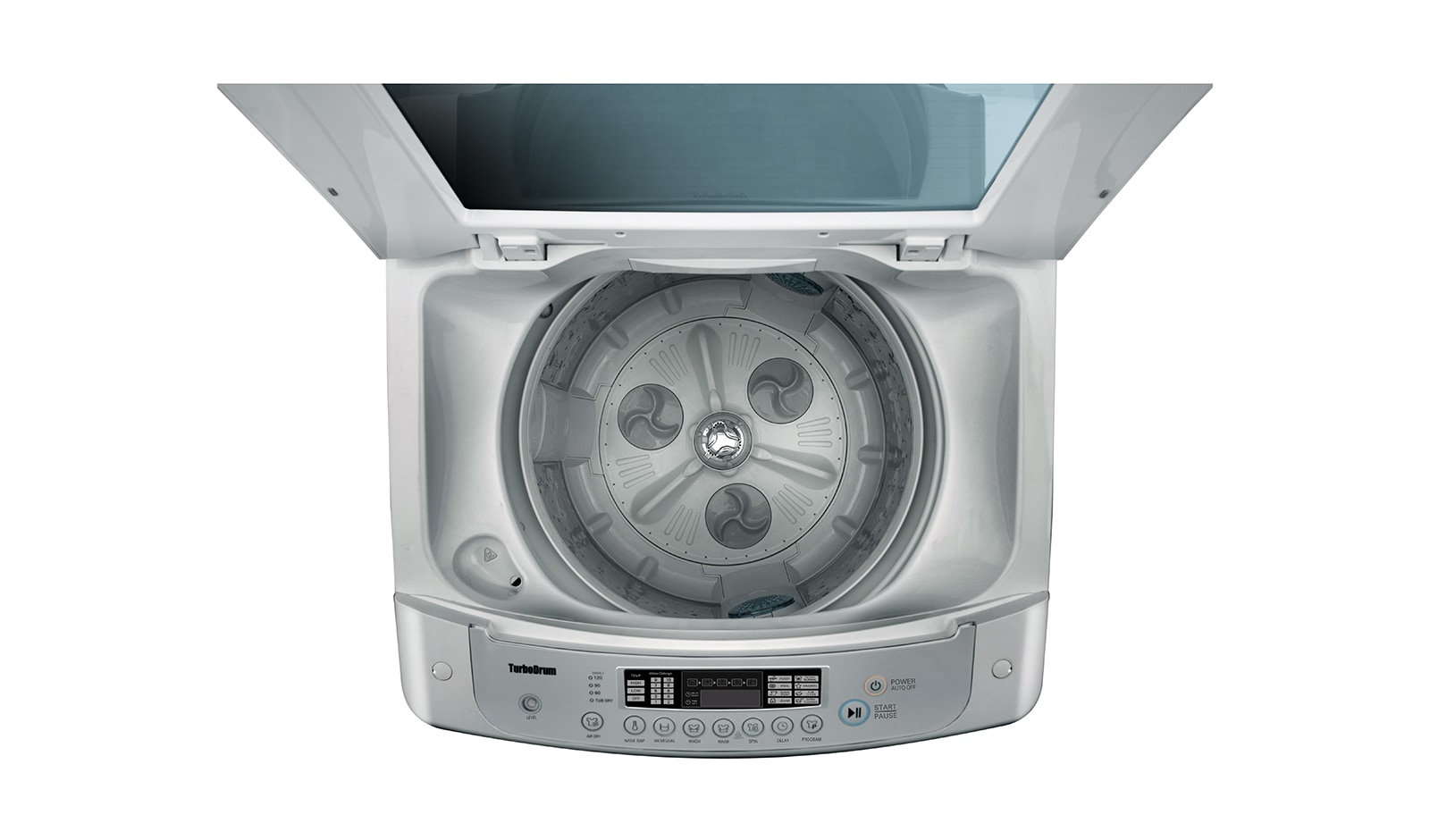 8.5kg Waterfall Circulation Diamond Glass Cover Turbo Drum Punch 3 Mini Pulsator Embossing Drum WF T850JH LG PH