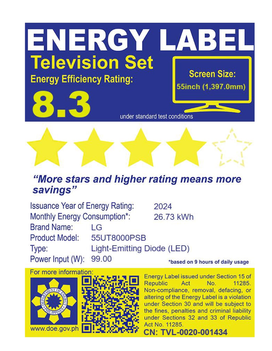 55 Inch LG UHD AI UT80 4K Smart TV 2024 - 55UT8000PSB | LG PH