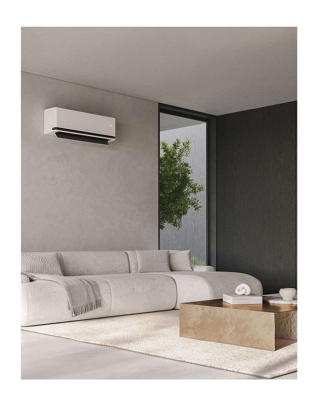 1.5 HP Split Type Dual Inverter Aircon w/ AI kW Manager | LG PH