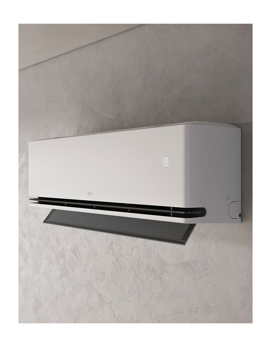 2.5 HP Split Type Dual Inverter Aircon w/ AI kW Manager | LG PH