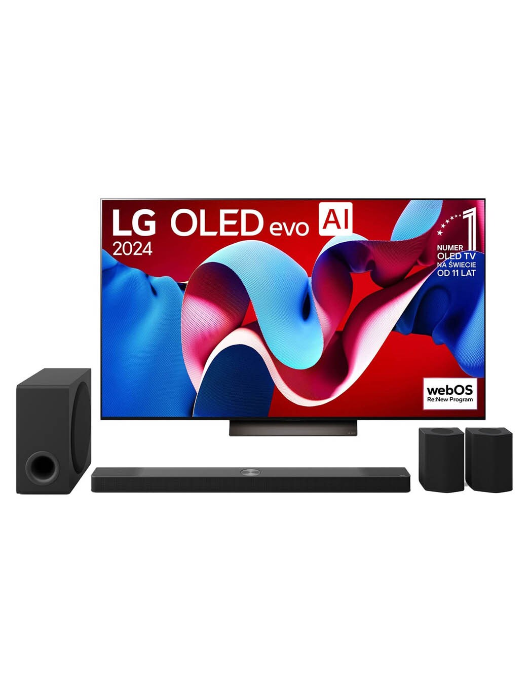 Oferta w zestawie: telewizor 77" OLED evo 4K OLED77C4 z soundbarem ...