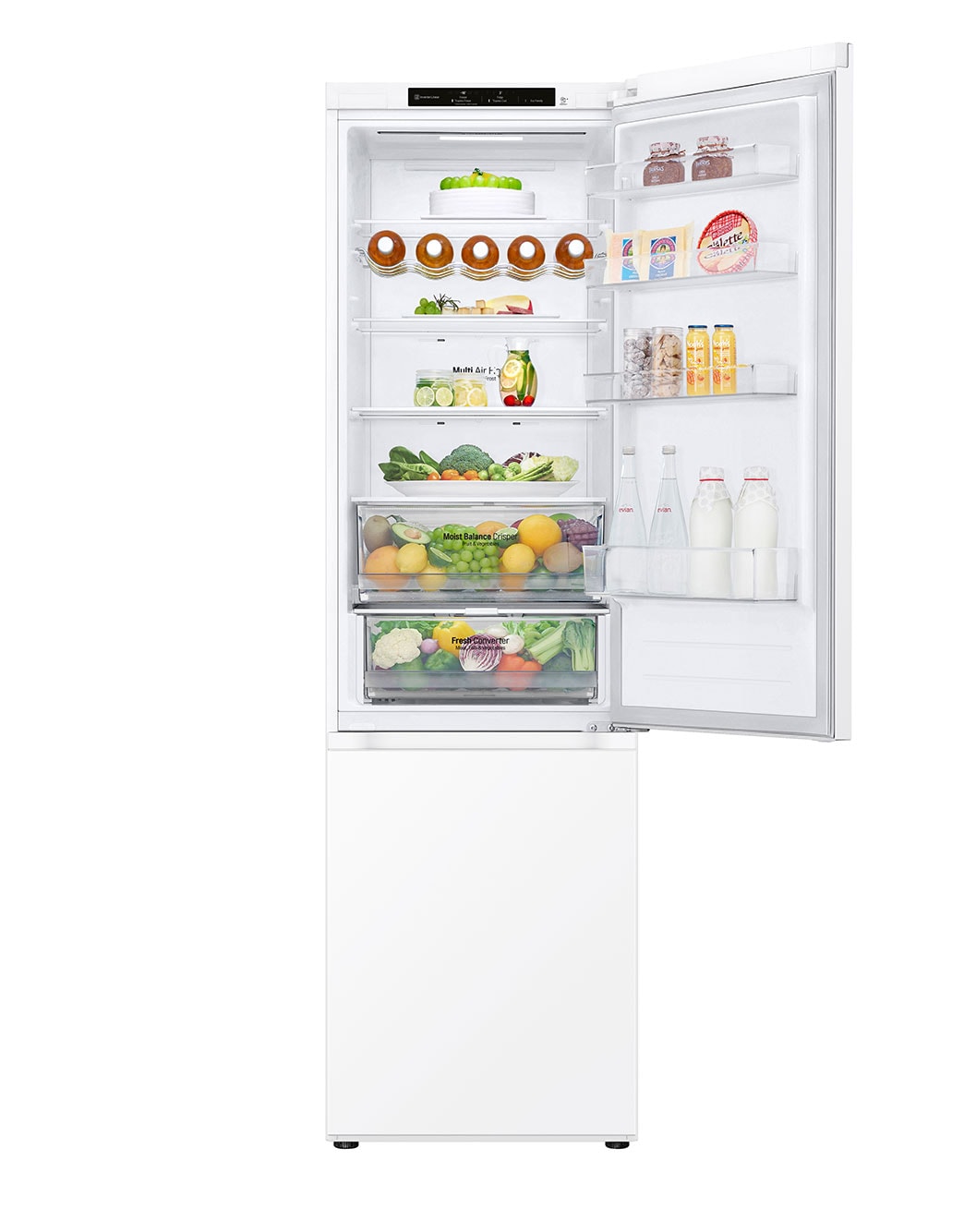 Oszczędna lodówka LG DoorCooling+™ GBV3200DSW | LG Polska