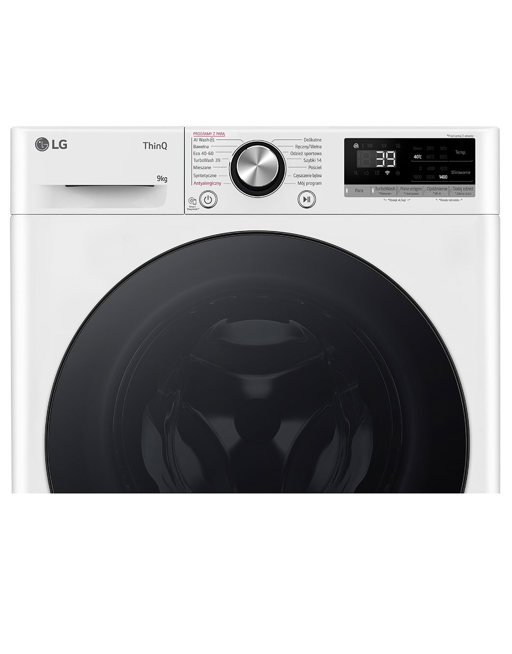 Zestaw pralka + suszarka LG | Programy antyalergiczne| 9 / 9 kg | AIDD ...