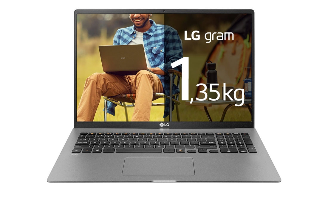 Ultrabook LG gram 17" 2020, Srebrny, SSD 512GB, Waga 1350g, Procesor Intel 10. Generacji 17Z90N ...