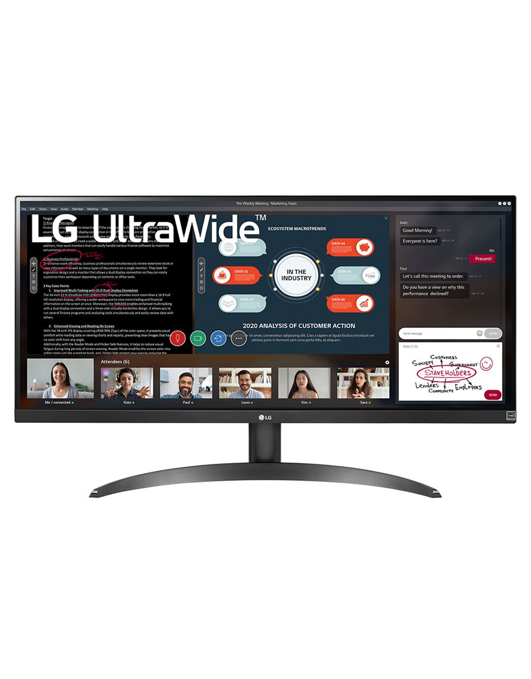 Monitor UltraWide™ Full HD de 29" com AMD FreeSync™ - 29WP500-B | LG PT