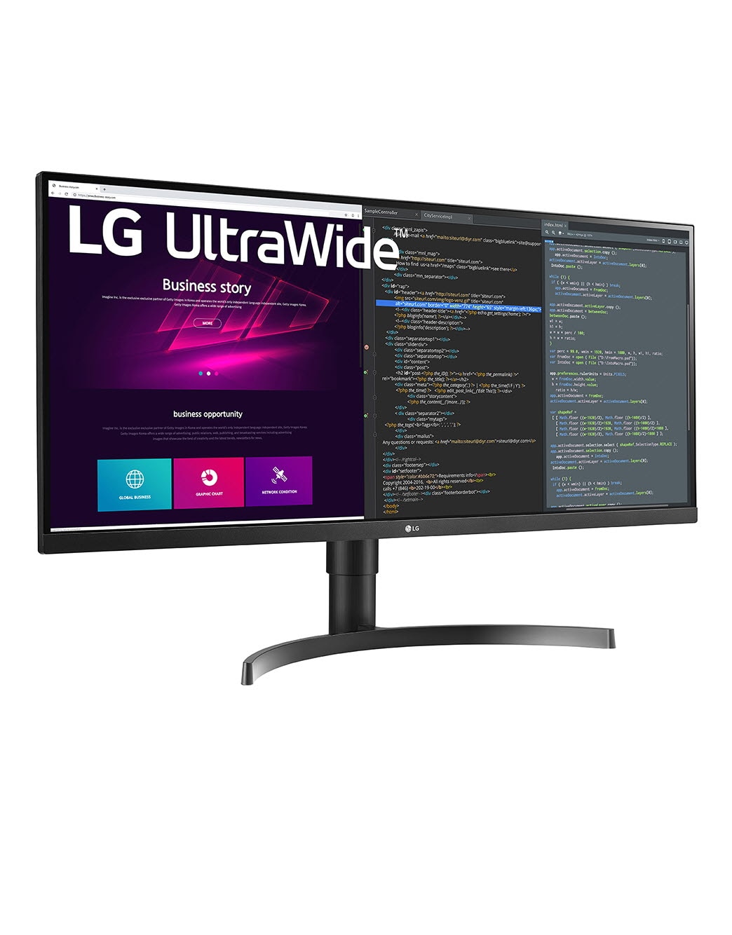 Monitor 34'' UltraWide™ QHD (3440 x 1440) IPS - 34WN750P-B | LG Portugal