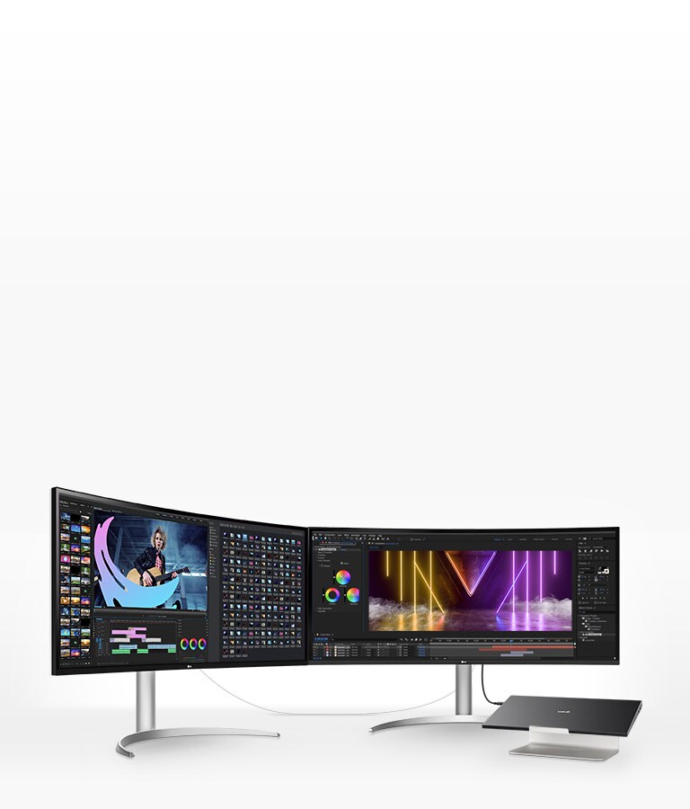 Ecrã Curvo UltraWide™ 5K2K Nano IPS de 39,7" - 40WP95C-W | LG PT