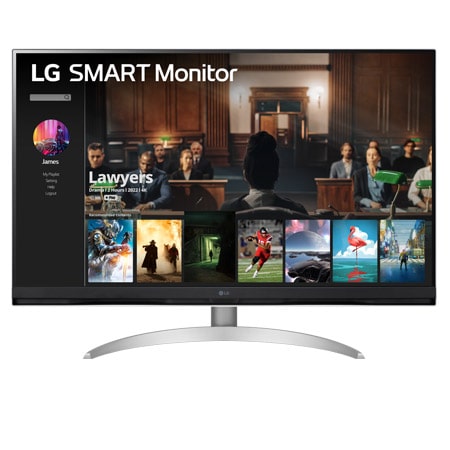 Monitor inteligente 4K UHD de 32" com webOS - 32SQ700S-W | LG PT