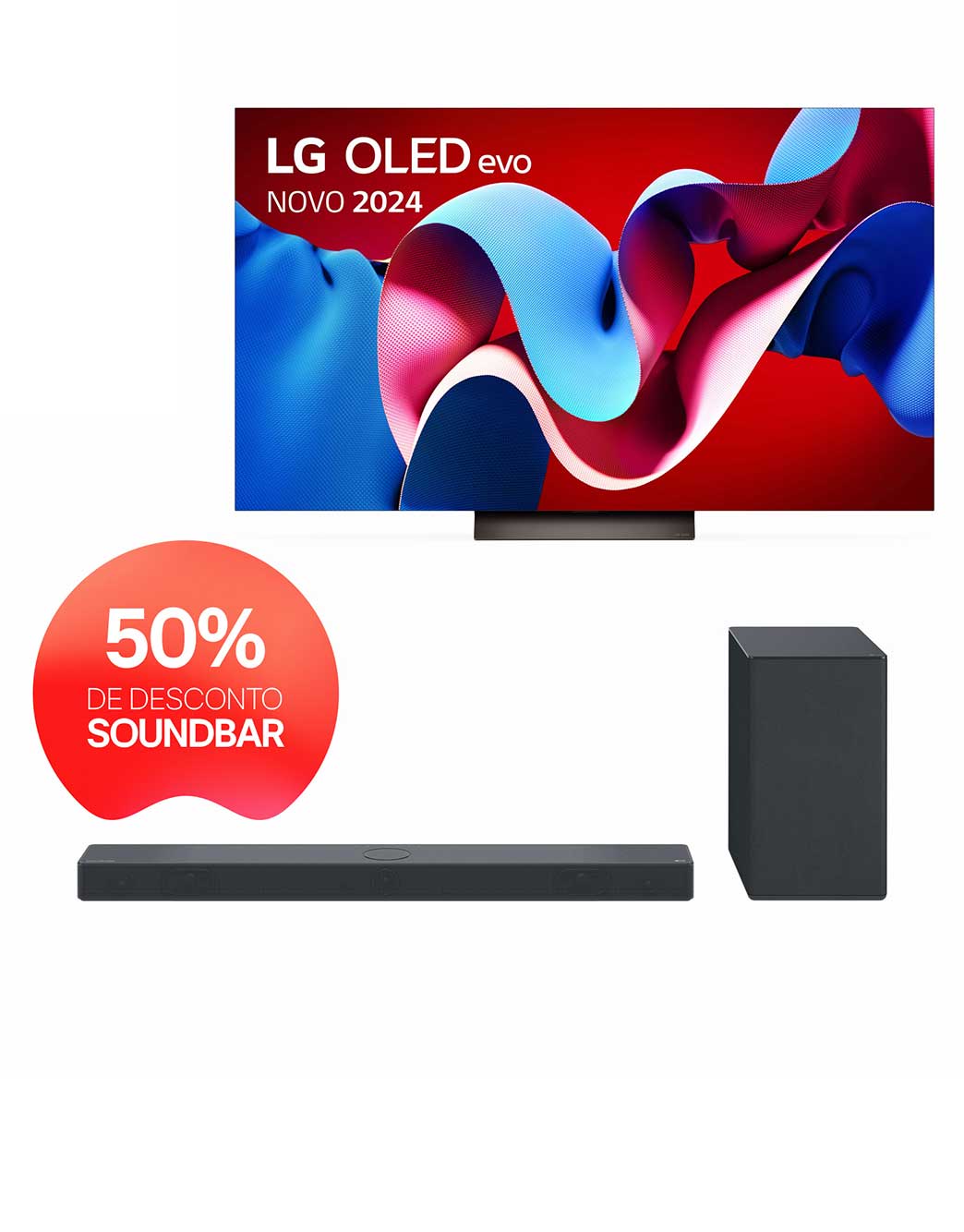 LG OLED evo AI C4 4K Smart TV 2024 de 77 polegadas - OLED77C44LA.ESD ...