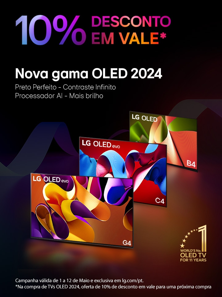 Produtos Eletrónicos e Eletrodomésticos | LG Portugal