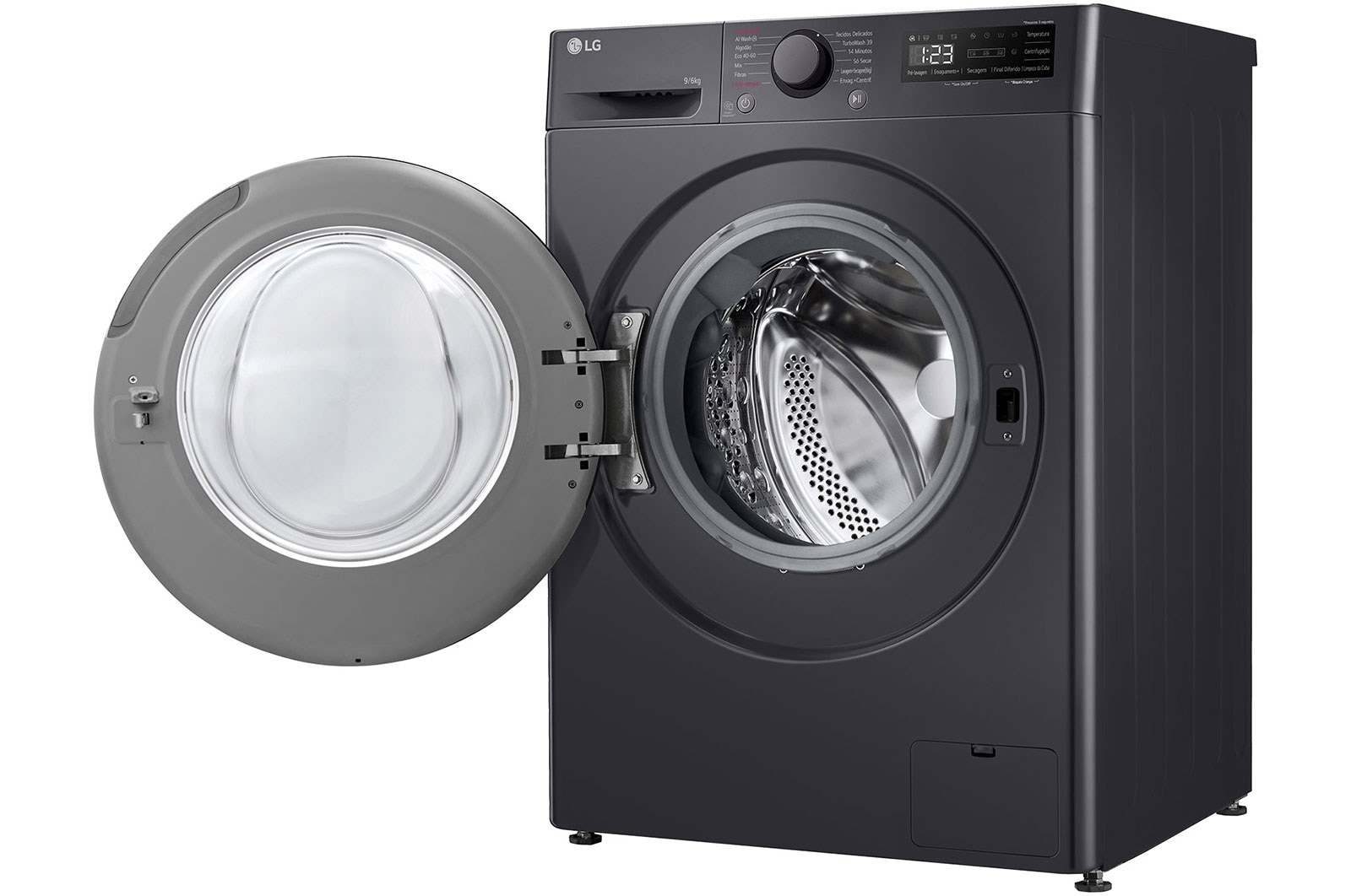 Máquina de Lavar e Secar Roupa LG F4DR509S6M | LG PT