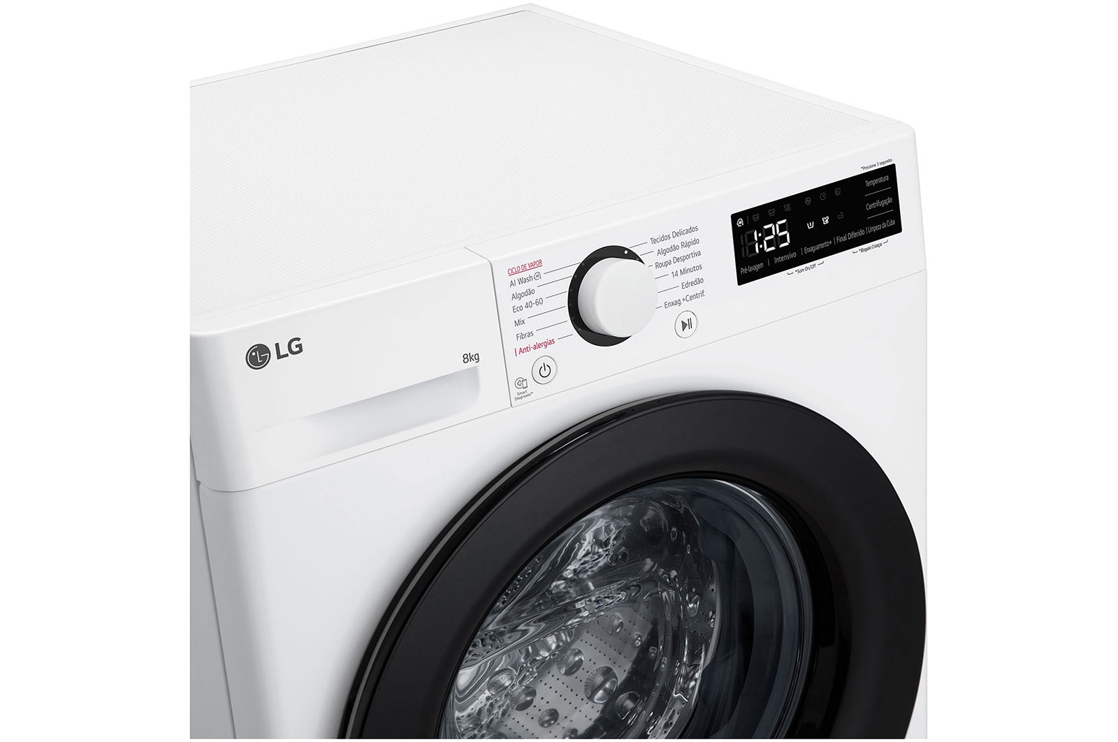 Máquina de Lavar Roupa LG F2WR5S8S6W | LG Portugal | LG PT