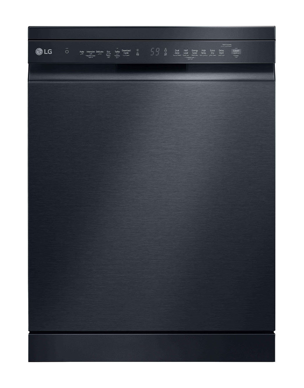 غسالة صحون LG DFC513FM | لون اسود | LG SA