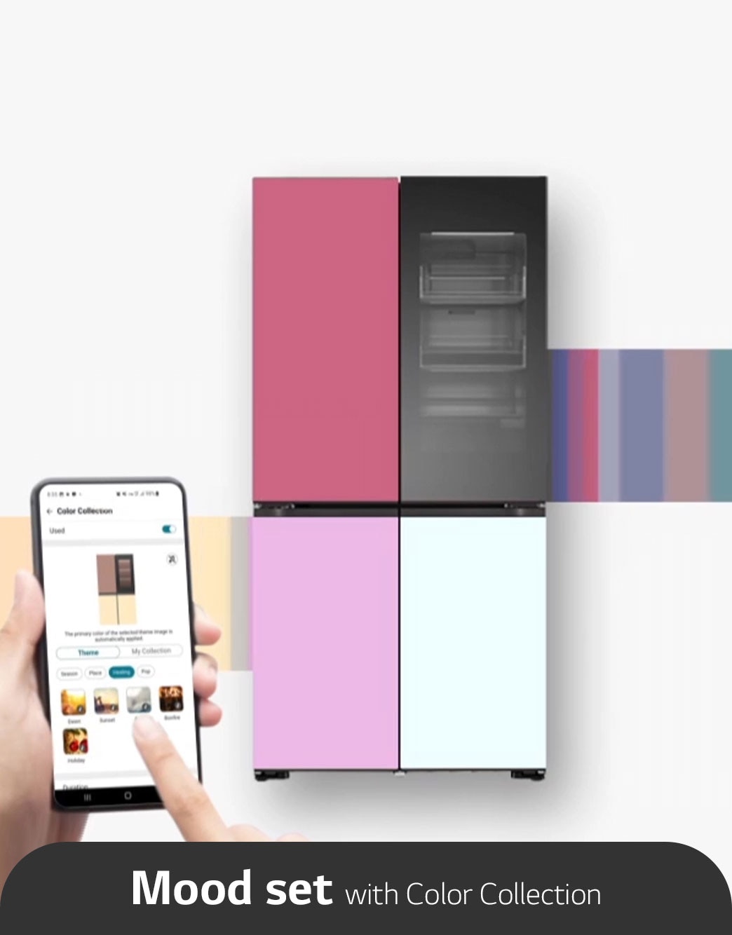 527 لتر Multi‑Door مع InstaView – LM264VBULM | LG SA