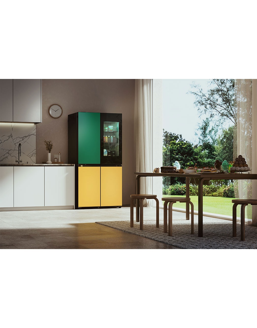 527 لتر Multi‑Door مع InstaView – LM264VBULM | LG SA