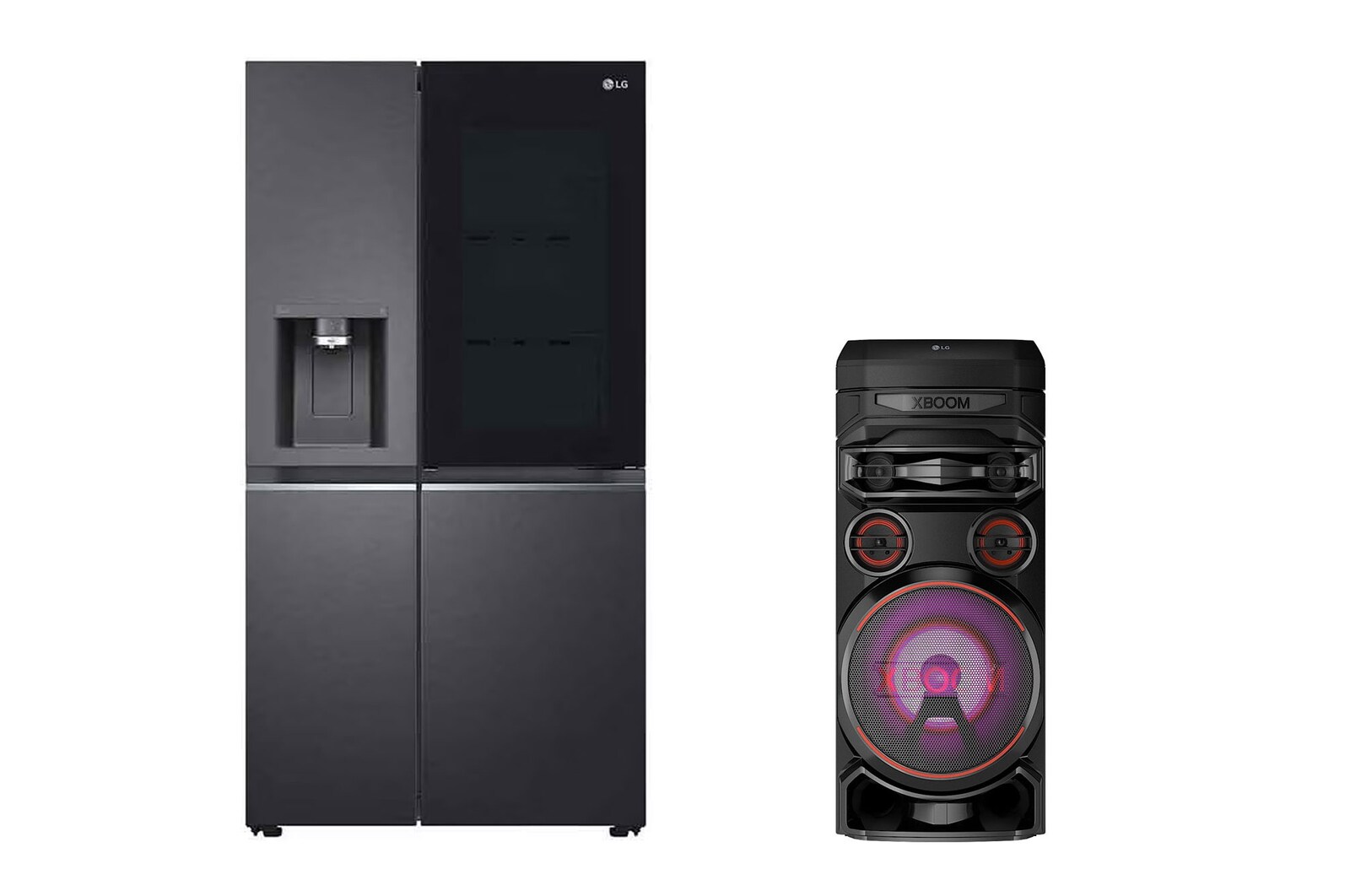 25.5 قدم | جنبا الى جنب | InstaView™ | ThinQ + LG XBOOM RNC7 - PTLS32HVDM.RNC7 | LG SA