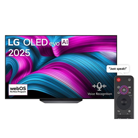 65 inch LG OLED evo AI CS5 4K 120Hz Smart TV AI Magic remote webOS25 ...